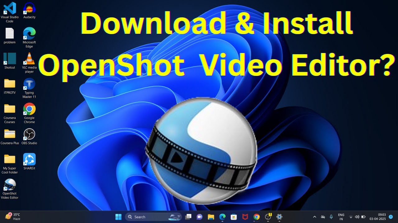 How to Download & Install OpenShot Video Editor in Windows 11? - YouTube