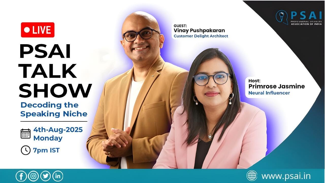 PSAI Talk Show with Vinay Pushpakaran - S05 E01 - YouTube