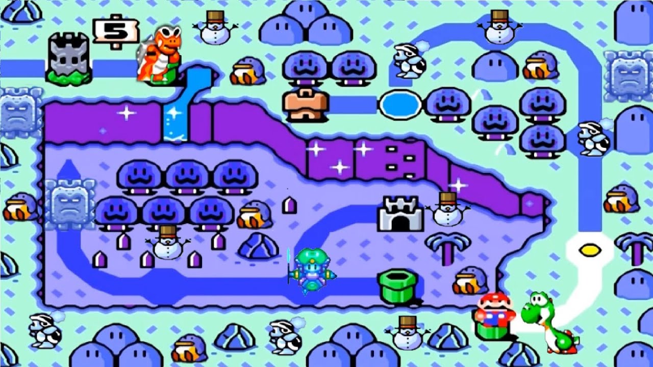 Super Mario World 3 HD: The Finale - World 5: Snowland Part 1 - YouTube