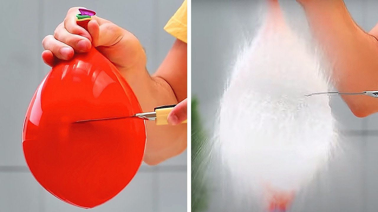 FANTASTIC EXPERIMENTS WITH BALLOONS - YouTube