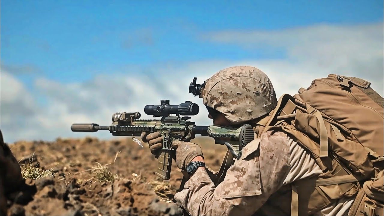 U.S. Marines Intense Live-Fire Platoon Attacks at Pohakuloa Training ...