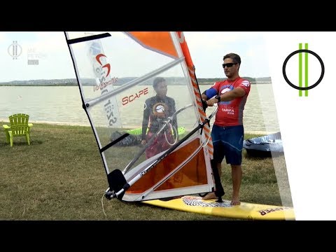 Windsurf iskola Dórival - YouTube