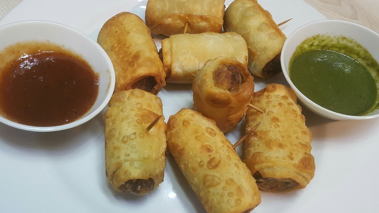 Aloo Roll Samosa Recipe - Potato Roll Samosa - Aloo Roll Samosa - Quick ...