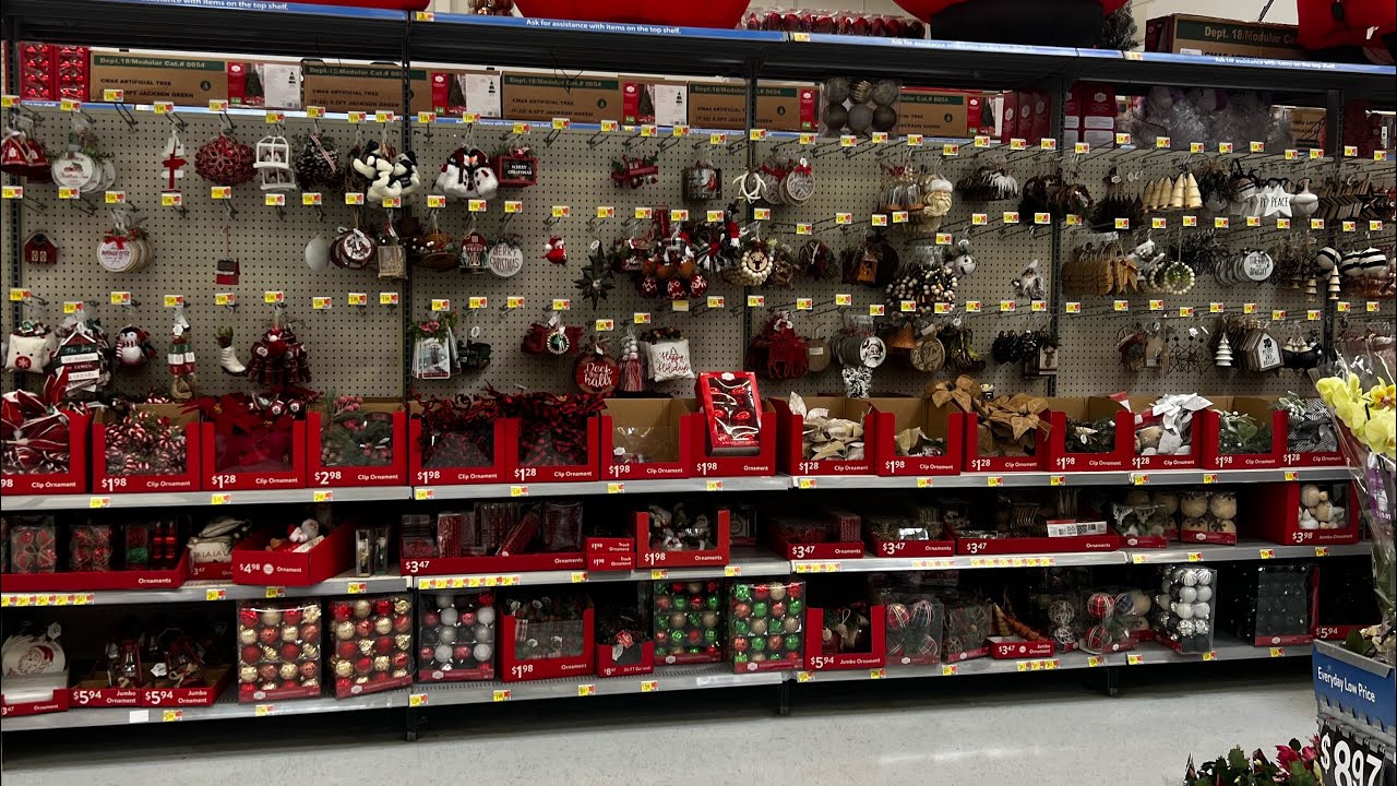 Walmart Christmas Walk Through Part 1 - YouTube