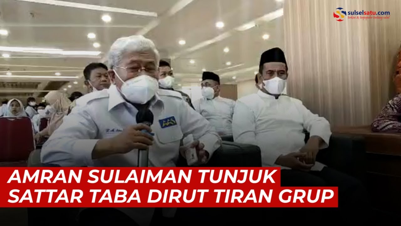 Amran Sulaiman Tunjuk Sattar Taba Dirut Tiran Grup - YouTube