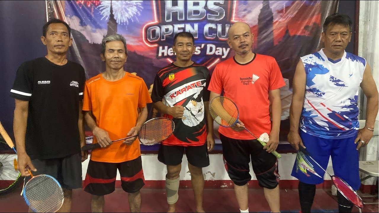 HBS CUP Veteran 100 || Edi B./Susanto vs Ade/Kanit Toni - YouTube
