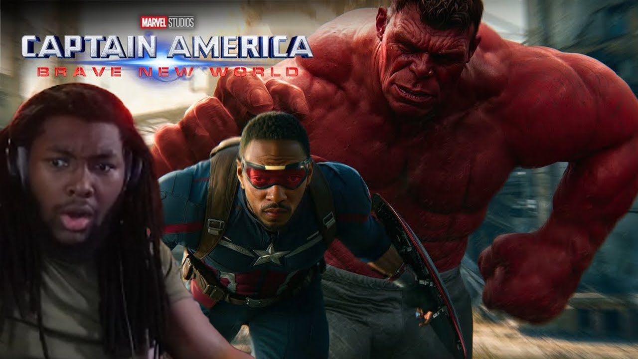 CAPTAIN AMERICAN GOTTA BOX RED HULK?! (REACTION) - YouTube