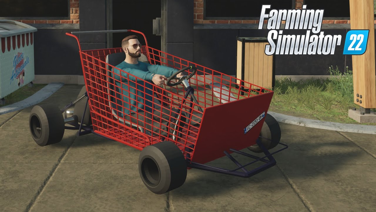 SHOPPING KART WITH ENGINE - Farming Simulator 2022 [FS22 LS22 Vehicle ...