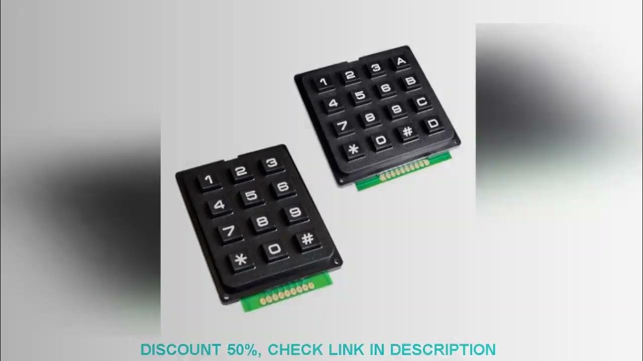 Matrix Keyboard Keyboard Module Use Key PIC AVR Stamp Sml 4x4 3x4 ...