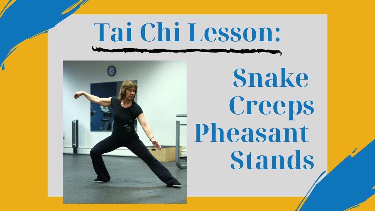 Tai Chi Lesson: Snake Creeps Pheasant Stands - YouTube