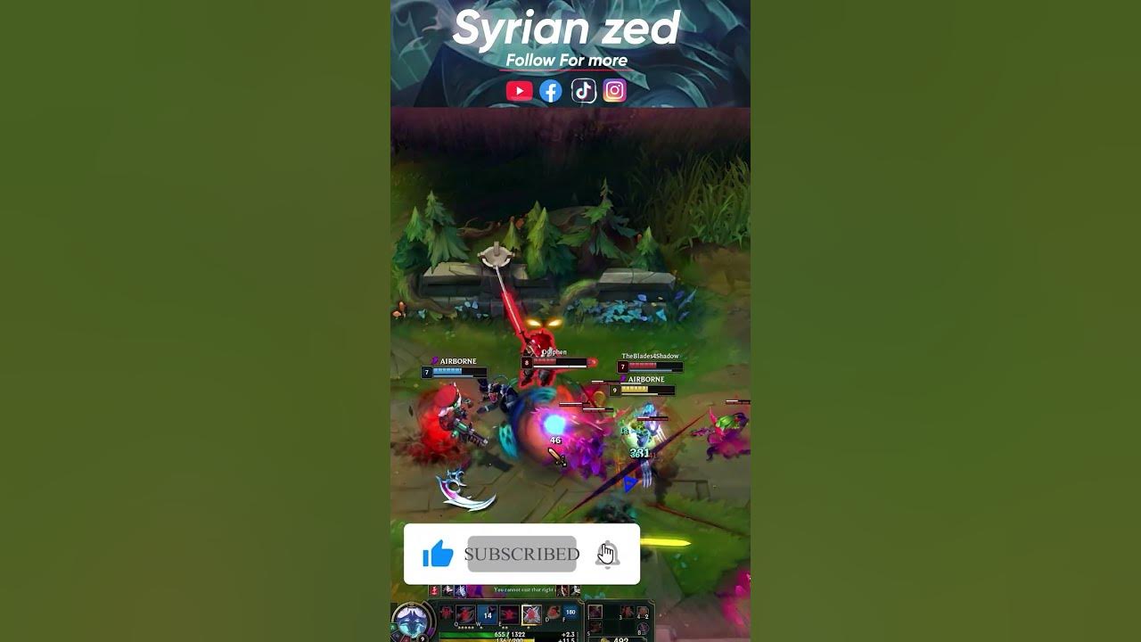 Zed Vs Zyra And Yasuo 🗿🔥🔥 Syrian Zed League Of Legends