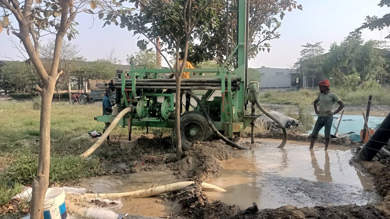 Borewell machine work #borewell #machine #work #technology #tranding # ...