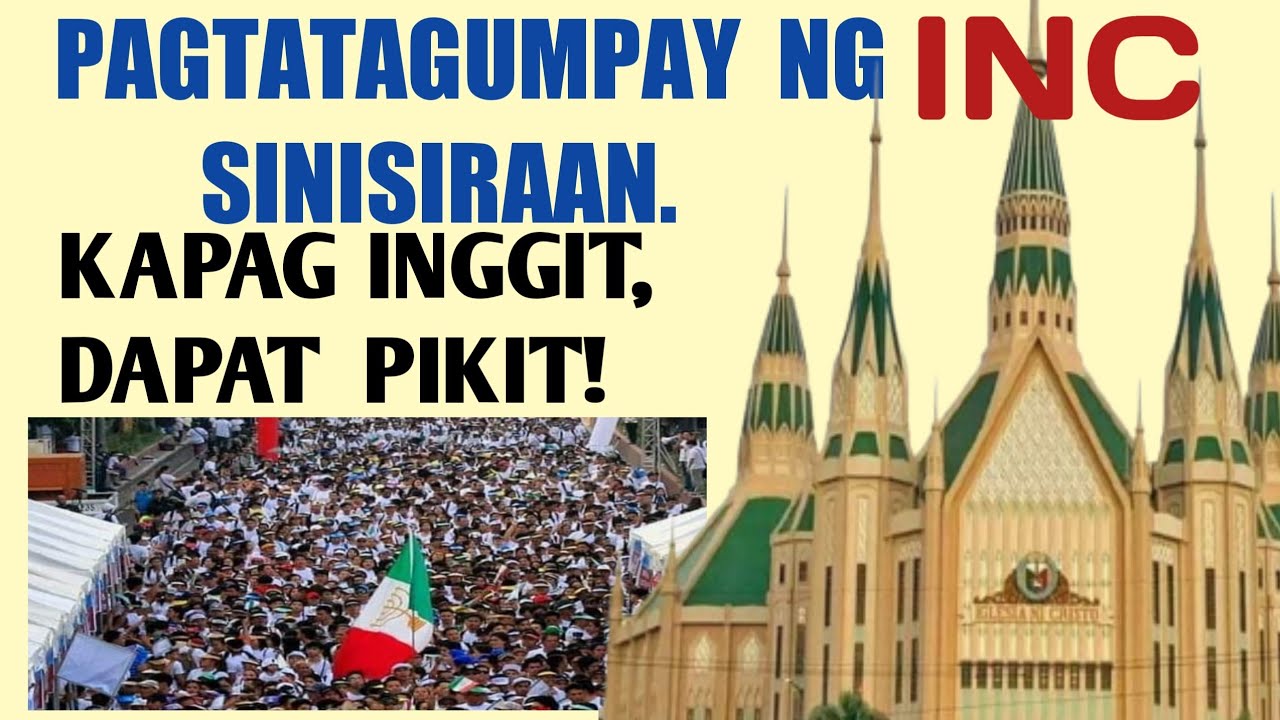 Tagumpay ng INC sa iba't Ibang larangan, Sin!sira*an. Kapag inggit ...