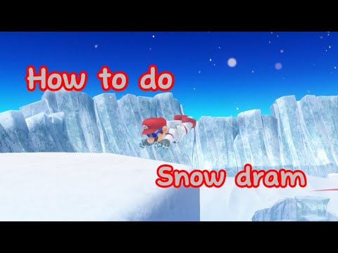 How to do snow dram in Super Mario Odyssey! - YouTube