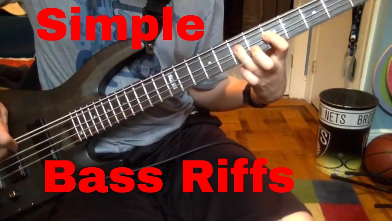 Simple Bass Riffs To Impress Your Friends - YouTube
