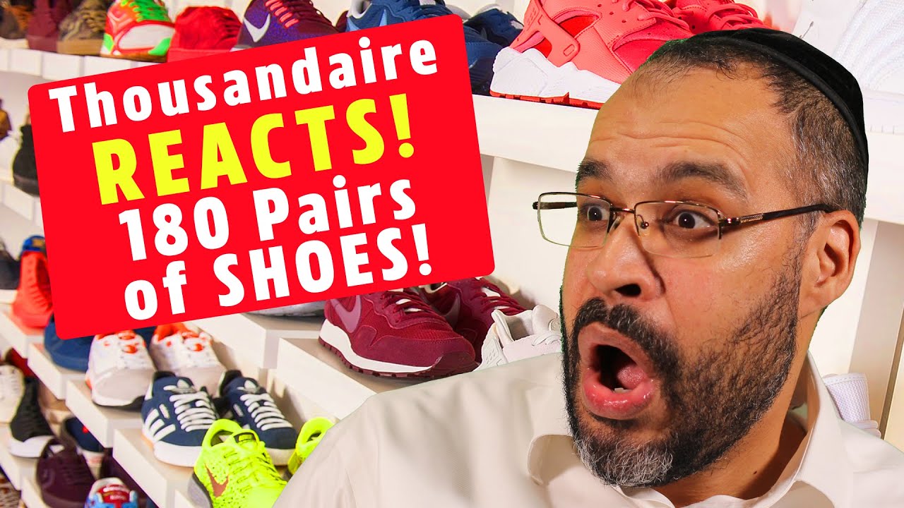 Thousandaire REACTS: NFL MVP Patrick Mahomes' 180 Pair Shoe Room - YouTube