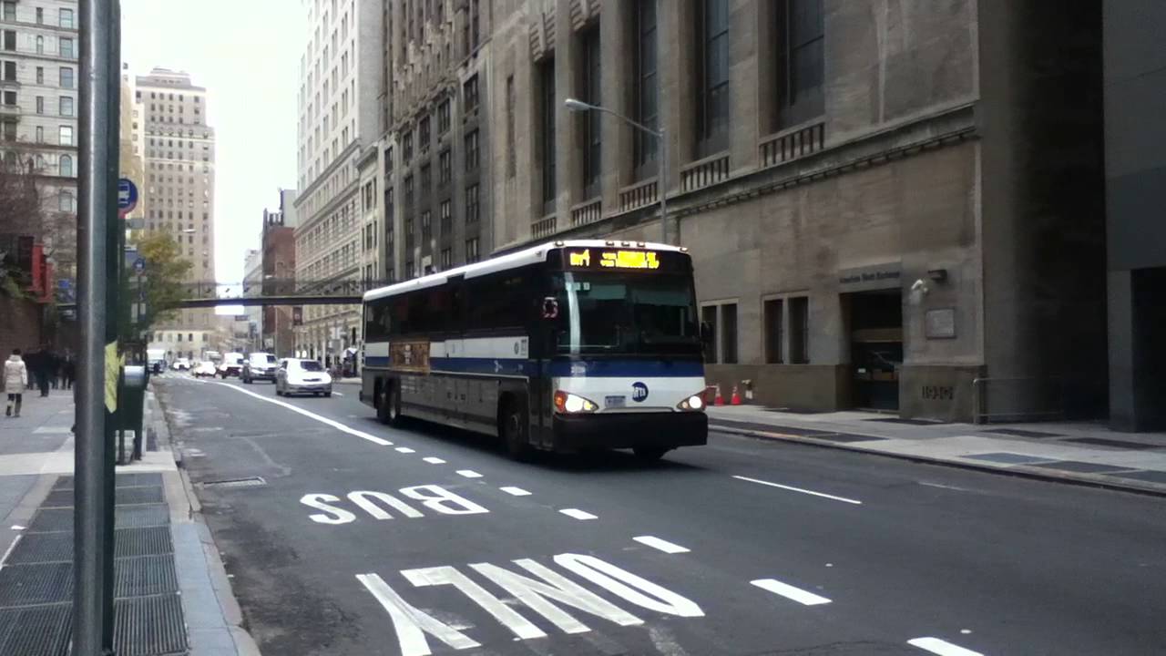 MTA NYCT Orion 07.501 HEV #6697 on the M5 LTD/ MTA Bus Company MCI ...