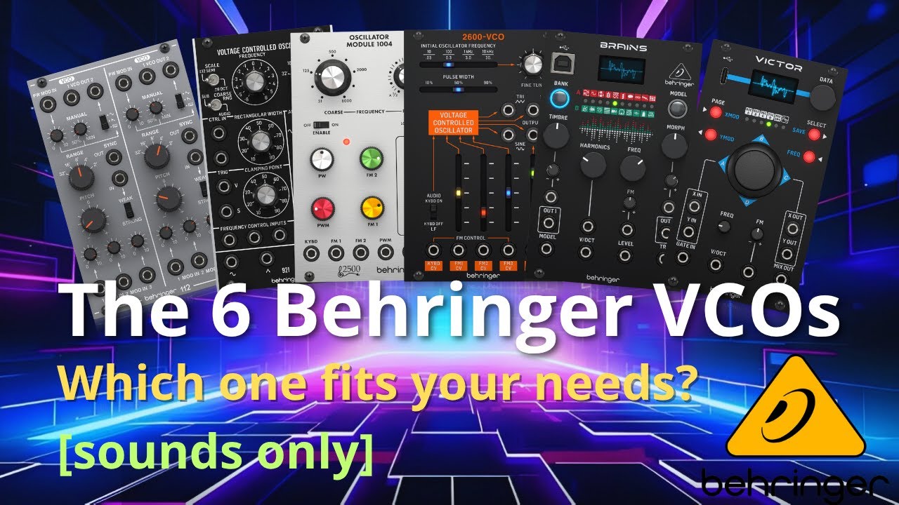 The 6 Behringer VCOs for your Eurorack - Which one fits your needs ...