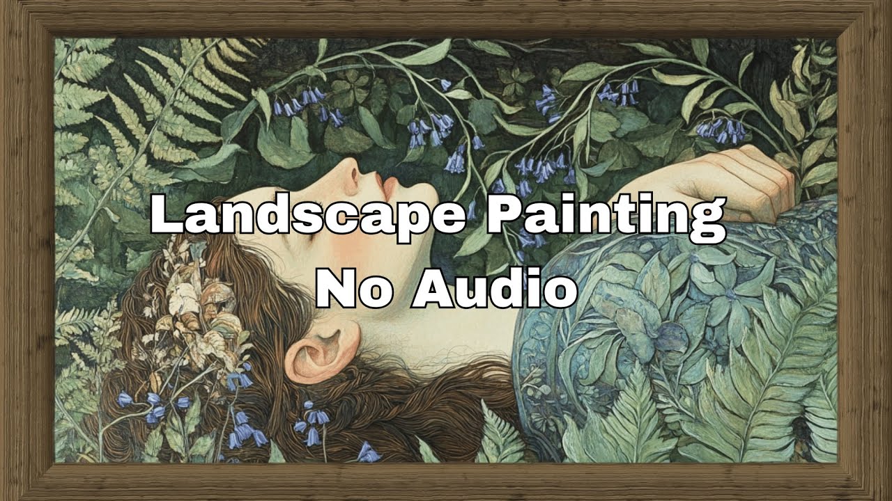 Spring Framed Art Screensaver for TV * Landscape Paintings * No Audio ...