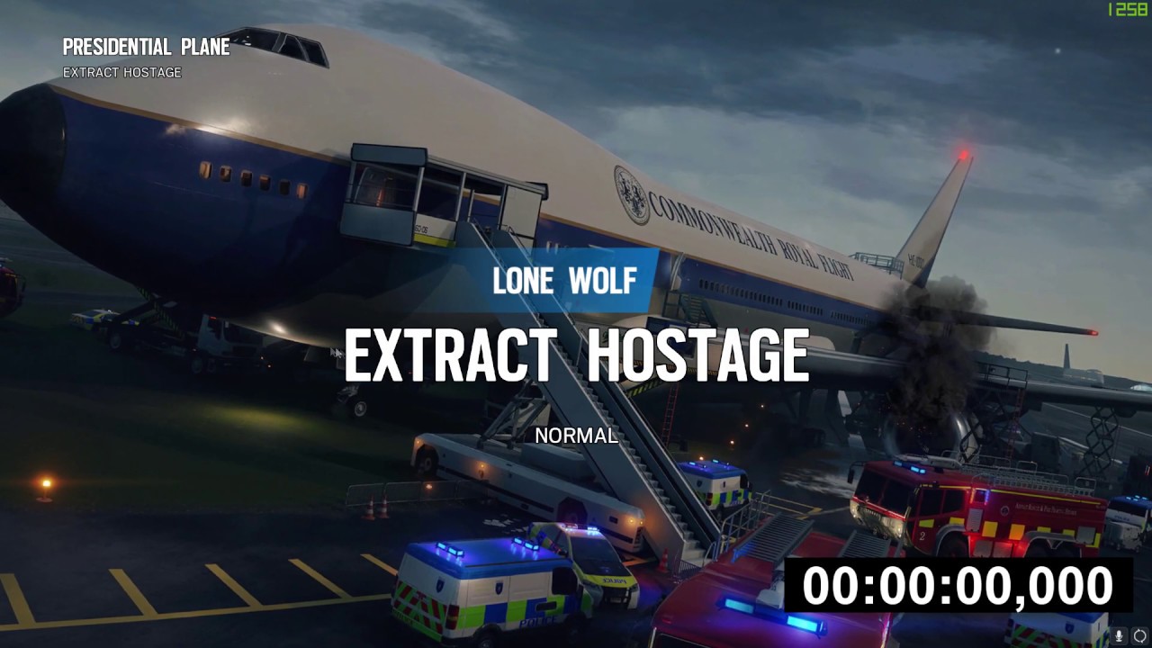 Rainbow Six Siege Hostage Speedrun on Presidential Plane - YouTube