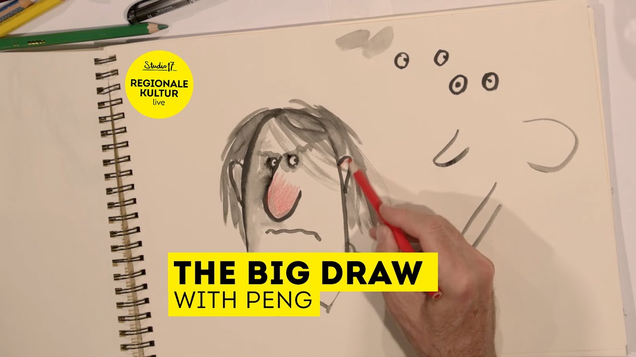 The Big Draw Festival - Drawing with Peng - YouTube