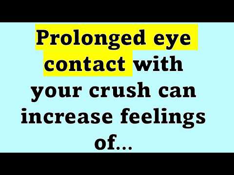 Psychology Says, Prolonged eye contact can...| Mind Blowing Psychology ...