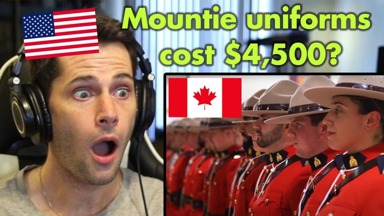 American Reacts to How Canadian Mountie Uniforms Are Made - YouTube