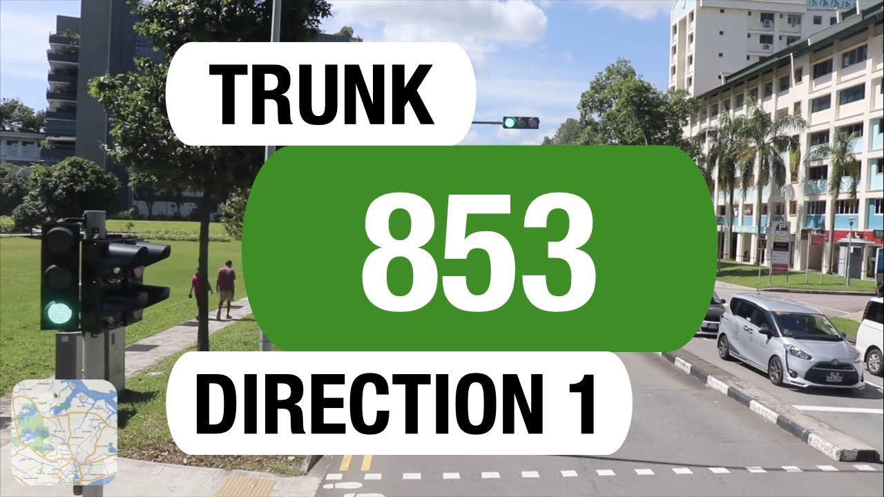 Tower Transit Trunk 853 (Direction 1) | Bus Service Route Visual - YouTube