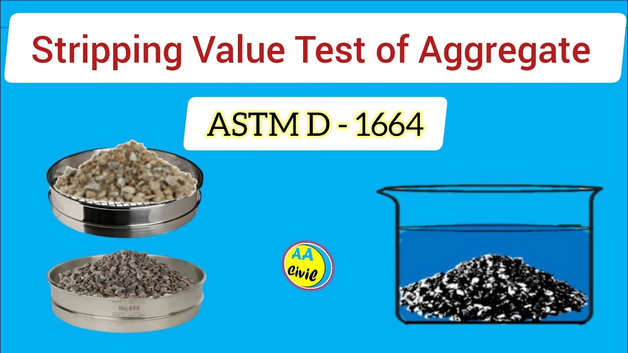 Coating and Stripping Value of Aggregate | ASTM D 1664 | All About ...