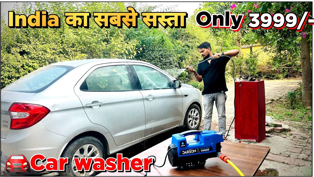 Darson A3 Car washer | Ac Service Machine | Portable Car Washer - YouTube