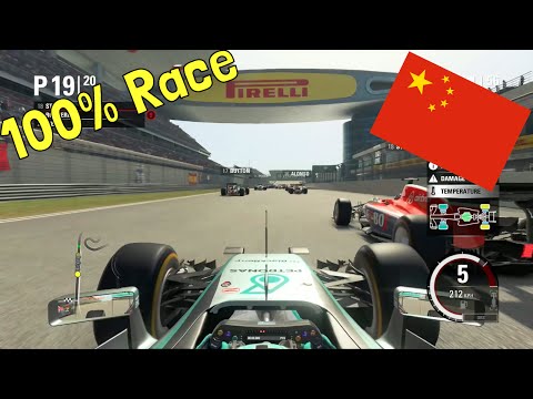 F1 2015 - 100% Race at Shanghai International Circuit, China in Rosberg's Mercedes