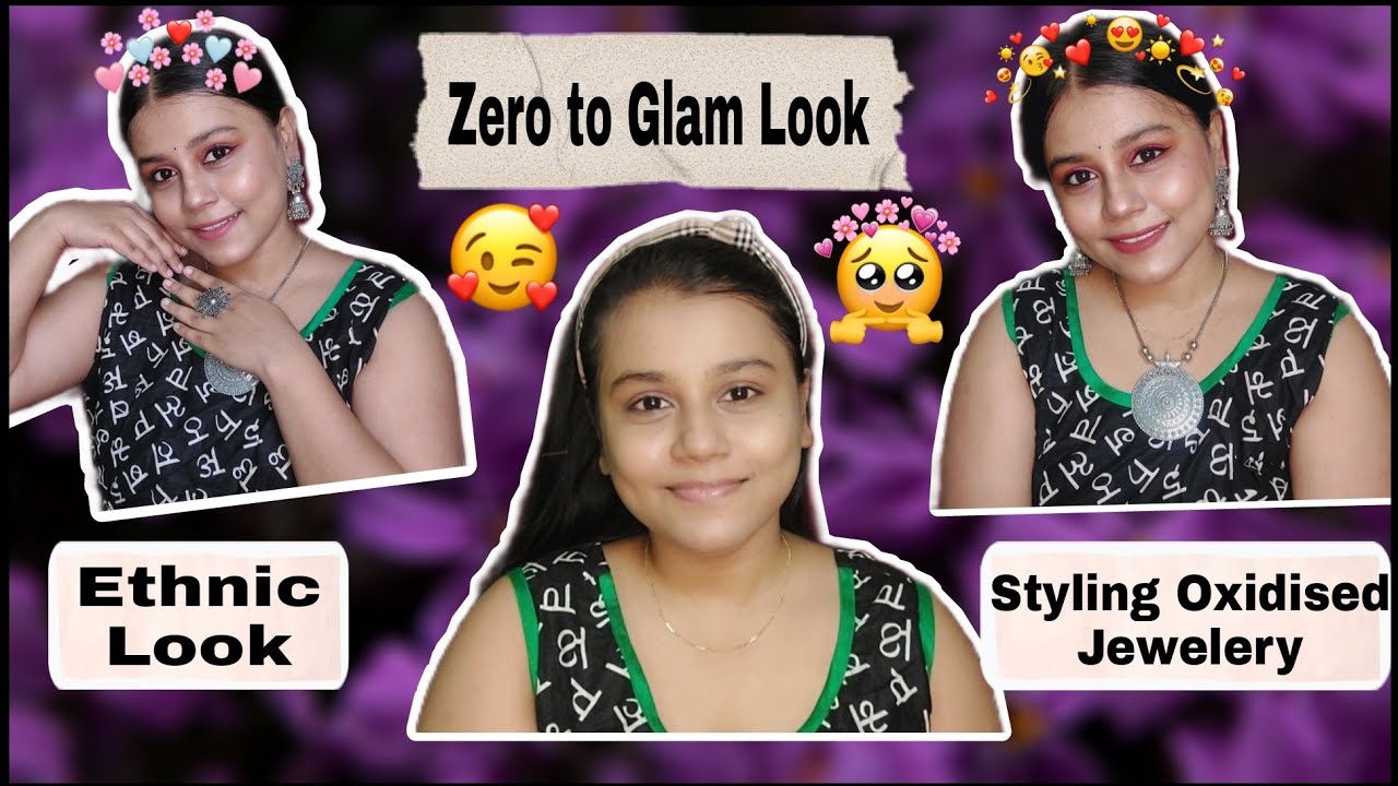 Indian ethnic Makeup Look || Affordable indian guest makeup tutorial ...