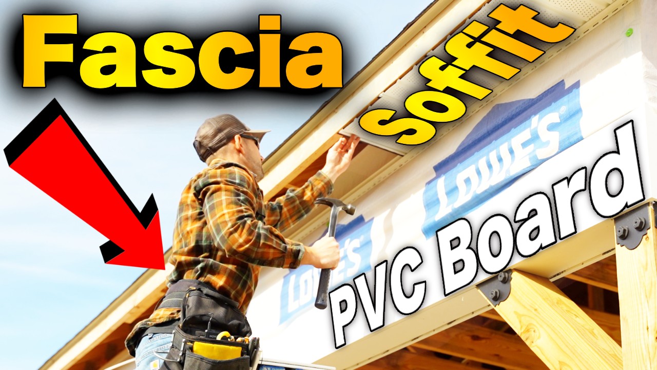 How To Install Soffit, Fascia, And PVC Board - YouTube
