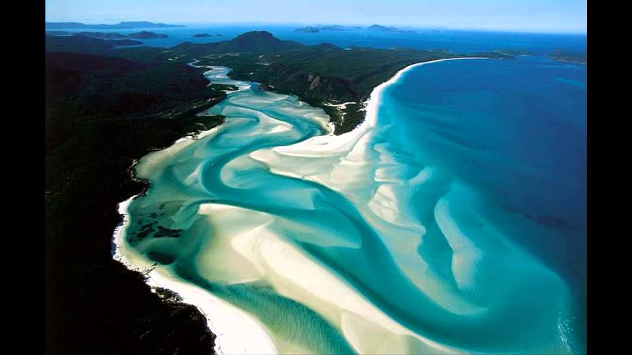 Enjoy pure white sand Whitehaven Beach Queensland Australia - YouTube