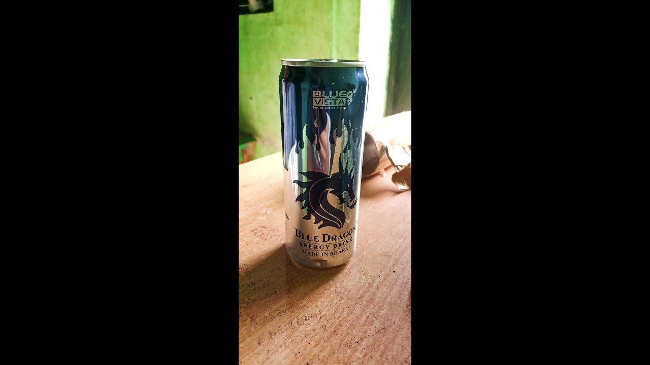 Blue Dragon Energy Drink unboxing received by flipkart - YouTube