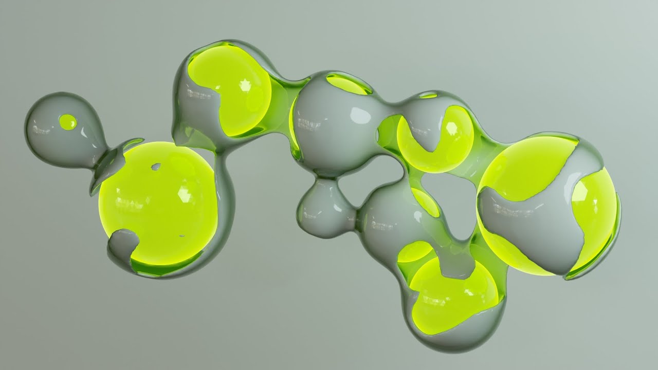 motion graphics balls loop animation made in blender - YouTube