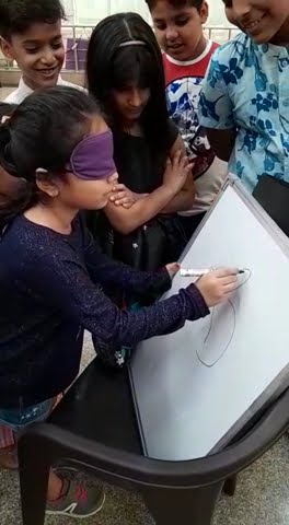 blind fold drawing - YouTube