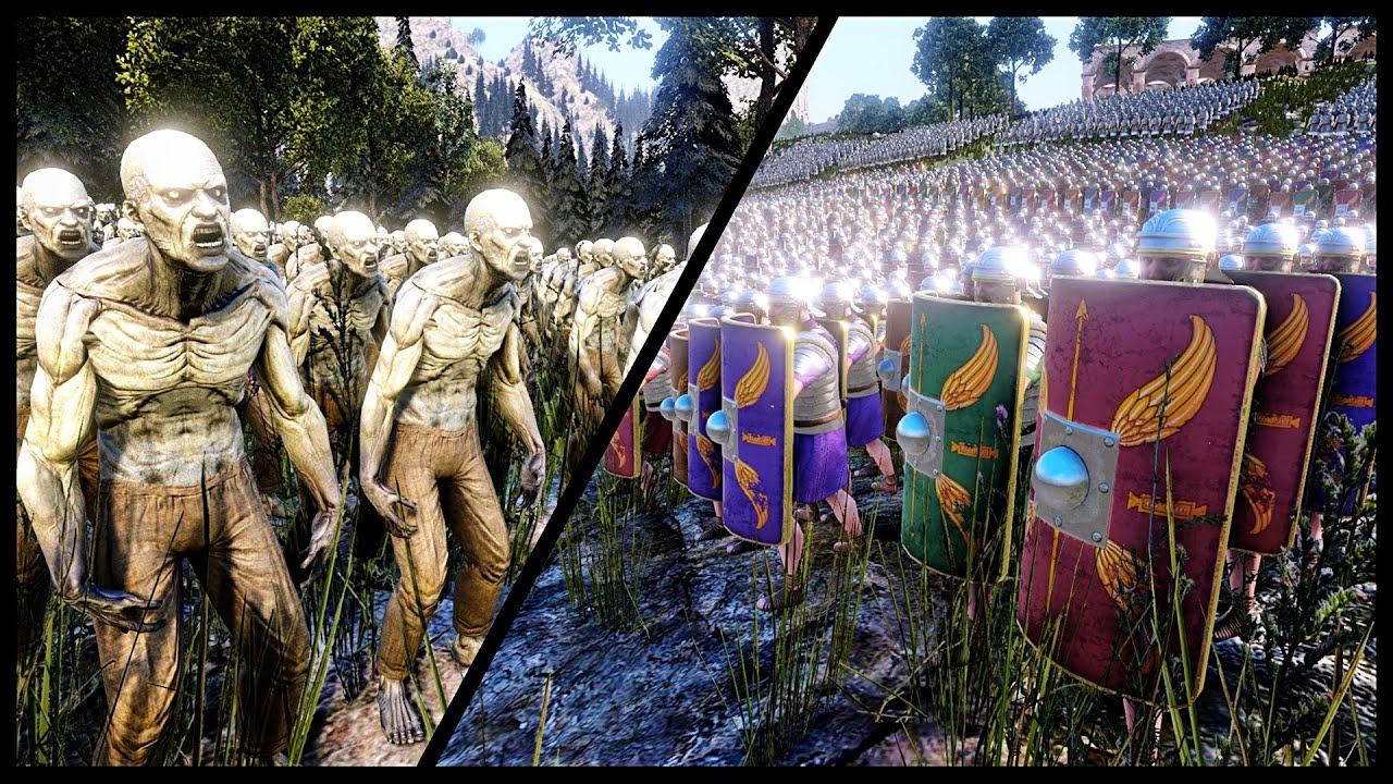 30,000 Zombie Attack On Rome | Ultimate Epic Battle Simulator | UEBS ...
