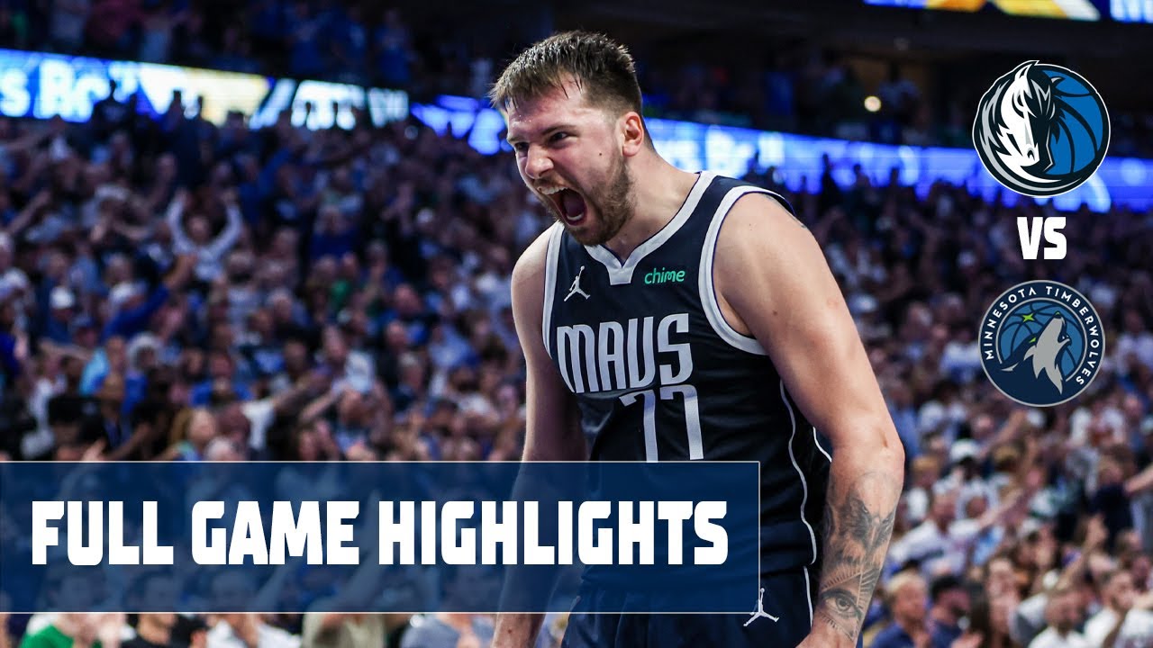 Luka Doncic (33 points) Highlights vs. Minnesota Timberwolves | 5/26/24 ...