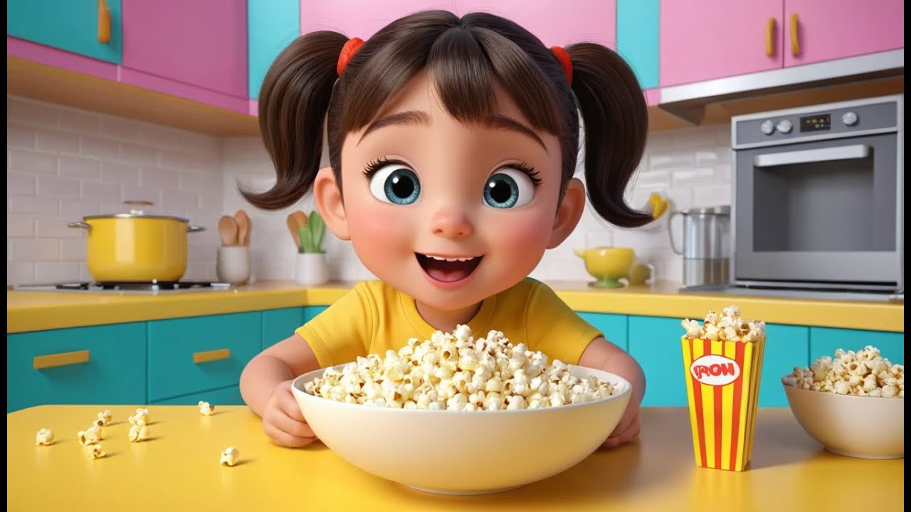 I’m a Little Popcorn Bowl Rhyme Song | Popular Nursery Rhyme ...