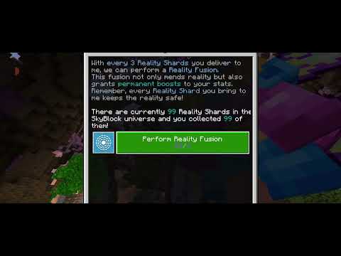 Craftermc skyblock reality shards stats boost - YouTube
