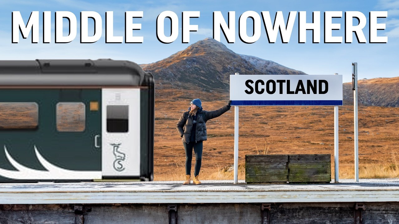 I went to the most remote train station in the UK - YouTube