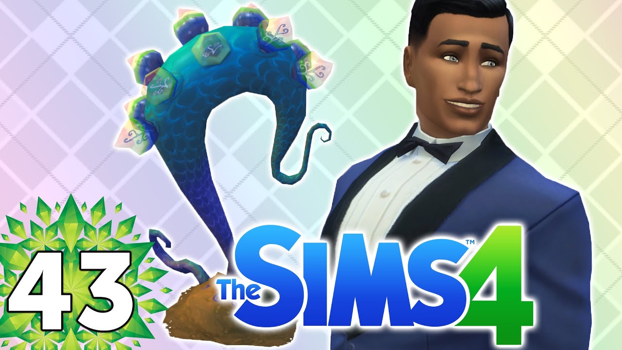 Let's Play The Sims 4 - Part 43 - UFO Plant & Spy Captain! - YouTube