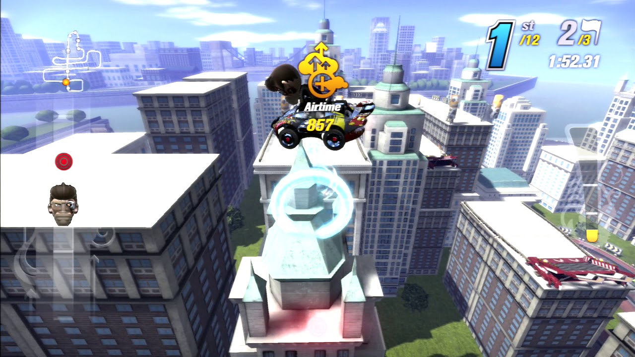 Modnation Racers DLC - Skyscraper Hop - YouTube