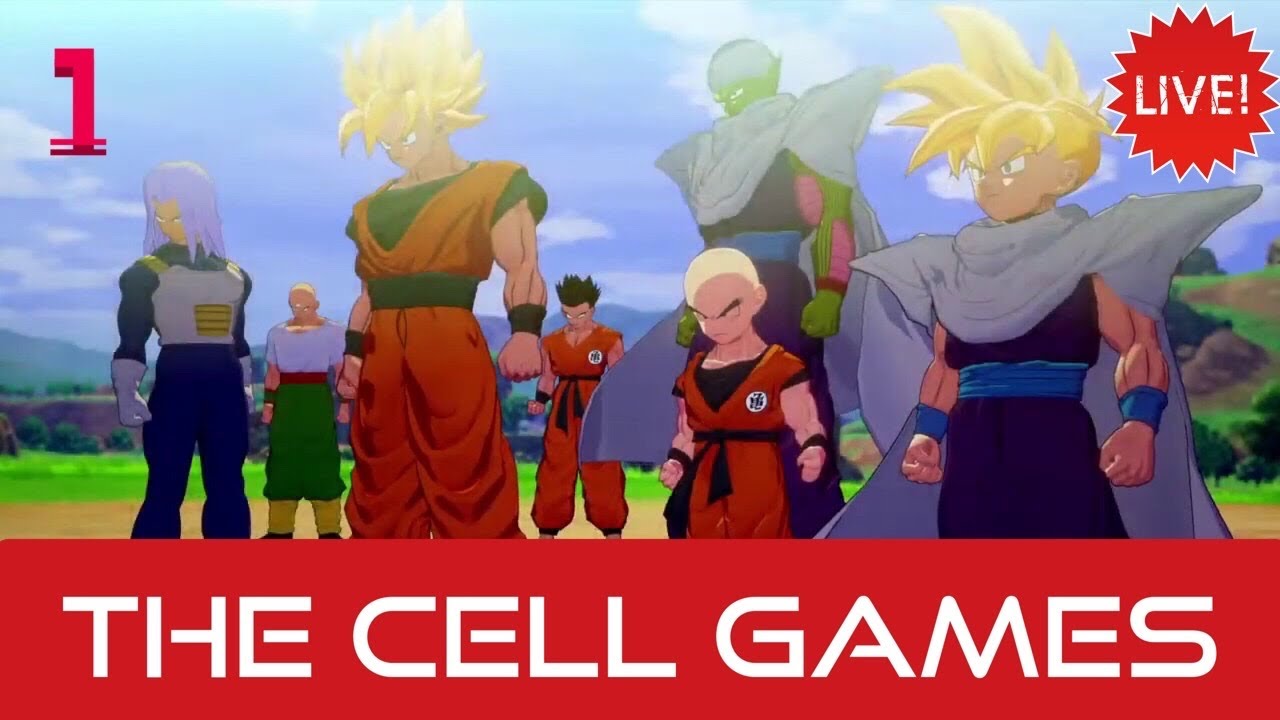 DRAGON BALL Z : KAKAROT - The Cell Games Begins P.1 / SSJ Goku Vs ...