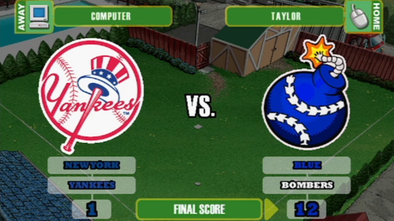 We Lit Up the Yankees Again in Backyard Baseball ’01 - YouTube