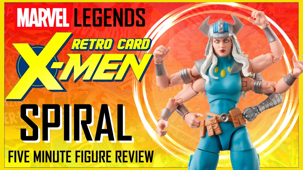 SPIRAL Action Figure Review | X Men Retro Card | Marvel Comics | Jacobs ...