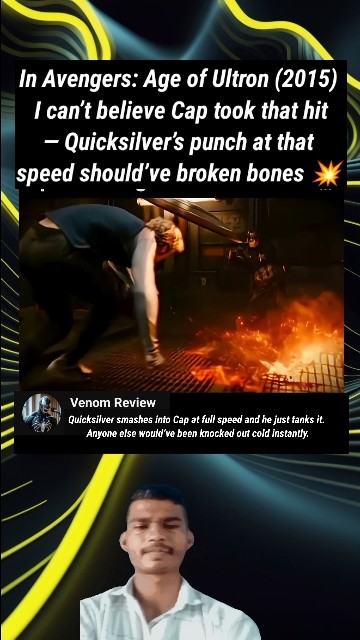 Cap vs Quicksilver – The Strongest Punch in MCU ⚡ - YouTube