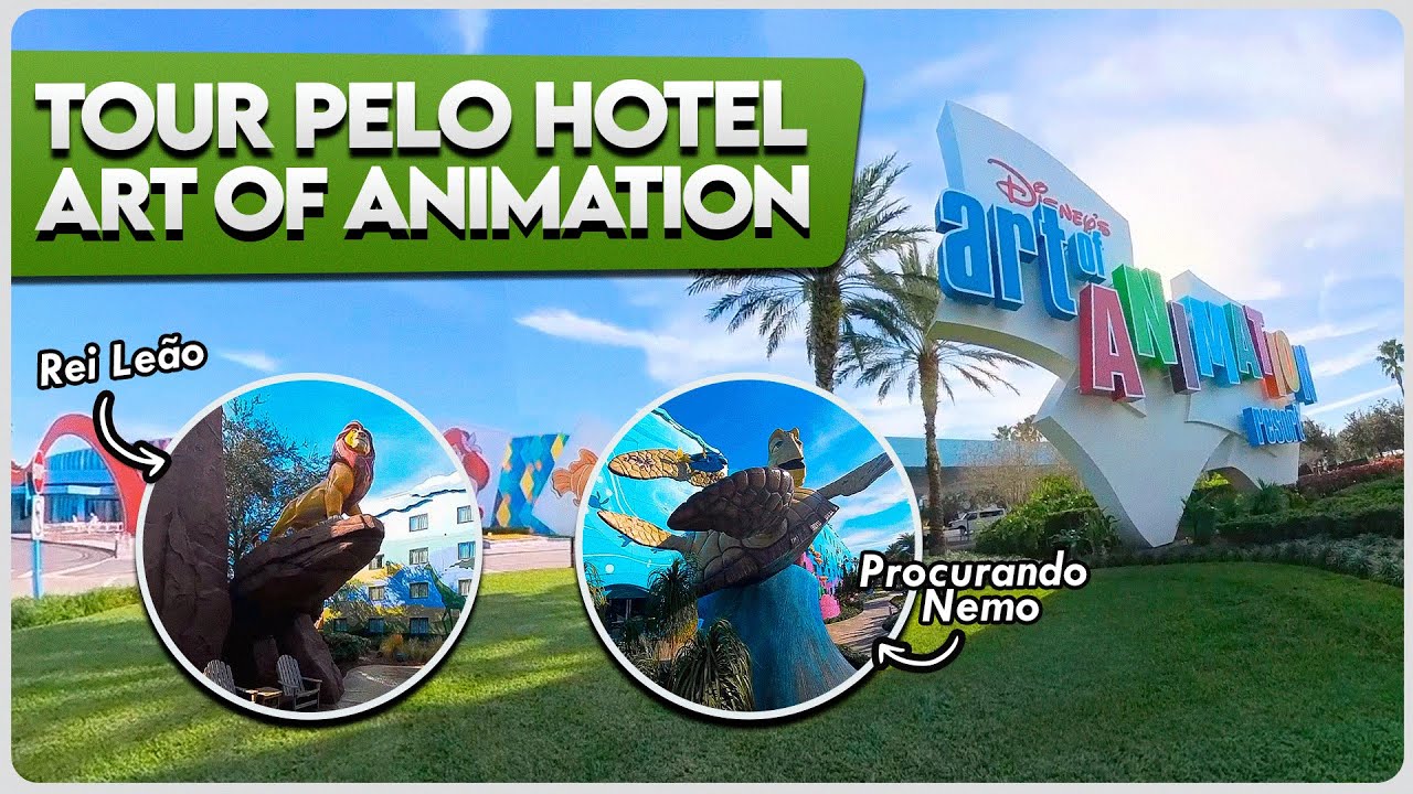 Tour pelo Hotel Art of Animation Disney Resort. Imperdível!! - YouTube