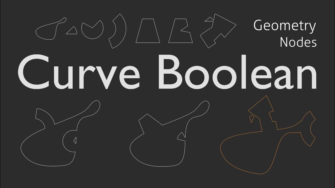 Curve Boolean Geo Node by Gexul - YouTube